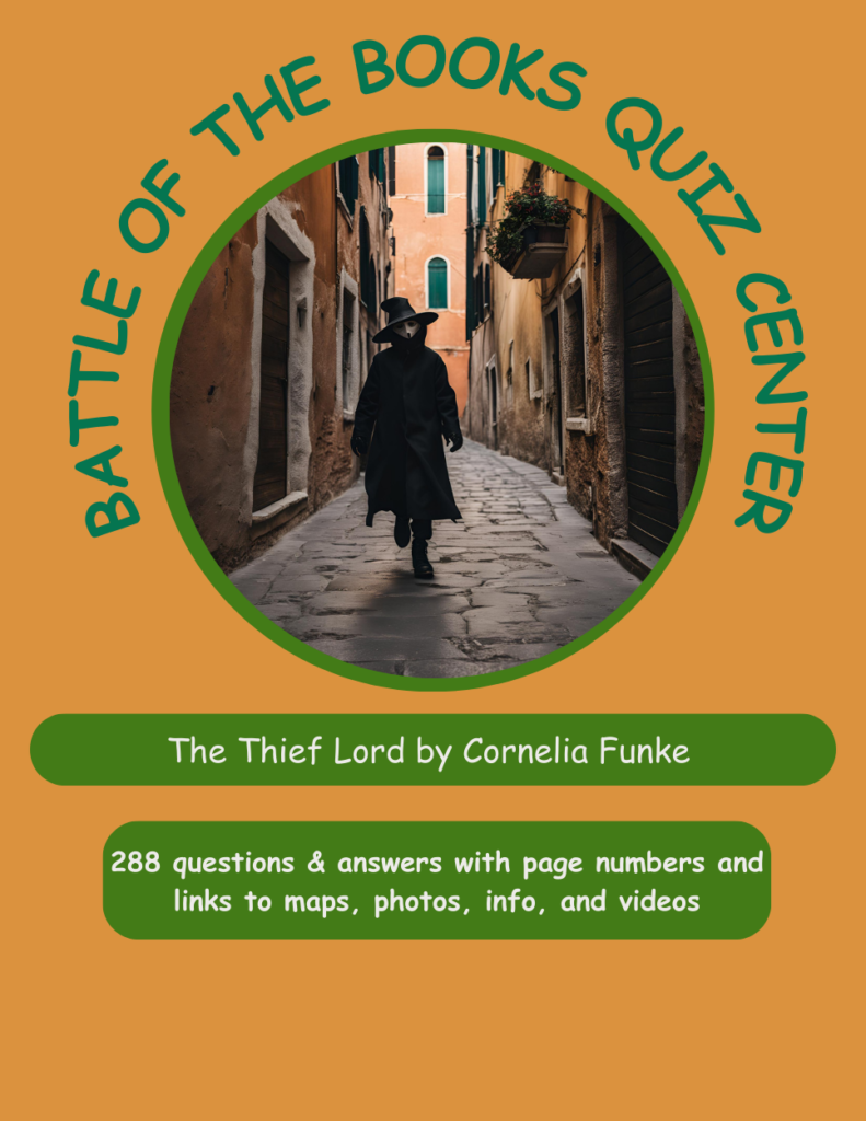 Quizlet Quiz – The Thief Lord by Cornelia Funke - Battle of the Books ...
